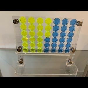 Accents | Acrylic Connect Four Game | Poshmark